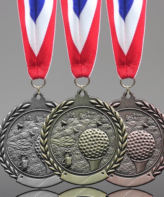 Traditional Golf Medal