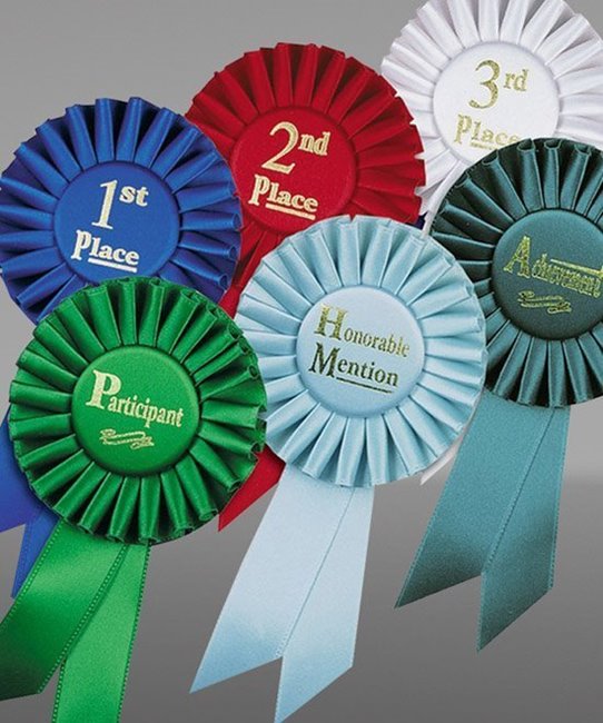 Honorable Mention Rosette Ribbon