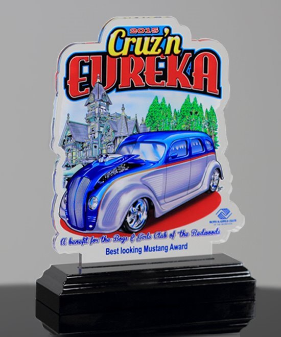 Custom Shaped Car Show Acrylic Award | Edco Awards