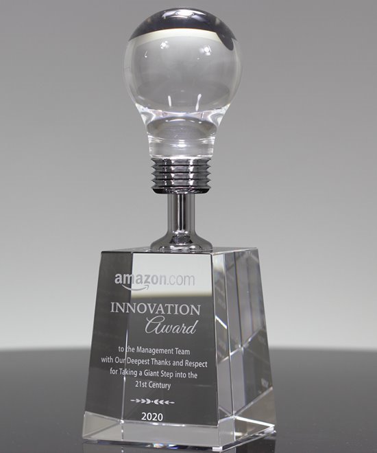 Success Light Bulb Award | Premium Crystal Innovation | Edco Awards