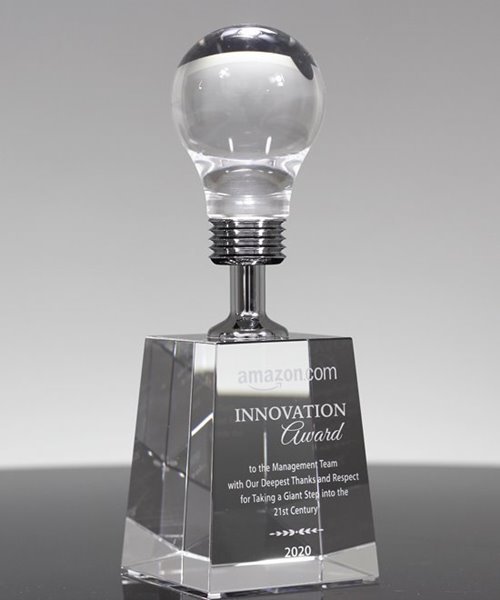 Success Light Bulb Award | Premium Crystal Innovation | Edco Awards