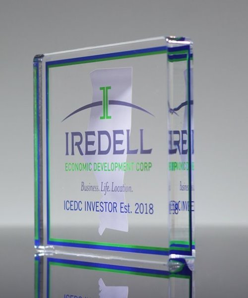 Custom Printed Acrylic Paperweights | Edco Awards