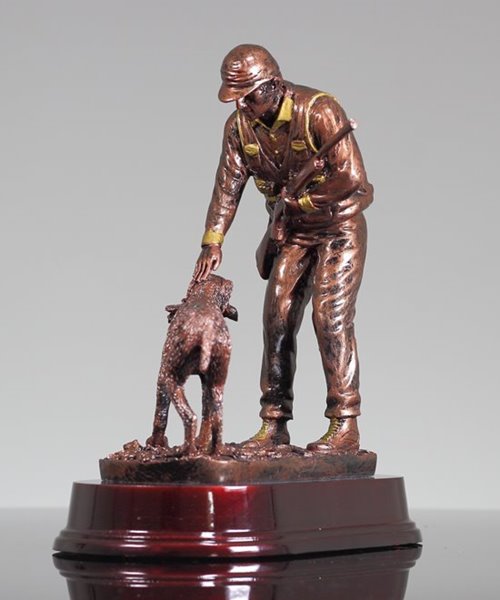 Hunting With Dog Trophy | Edco Awards