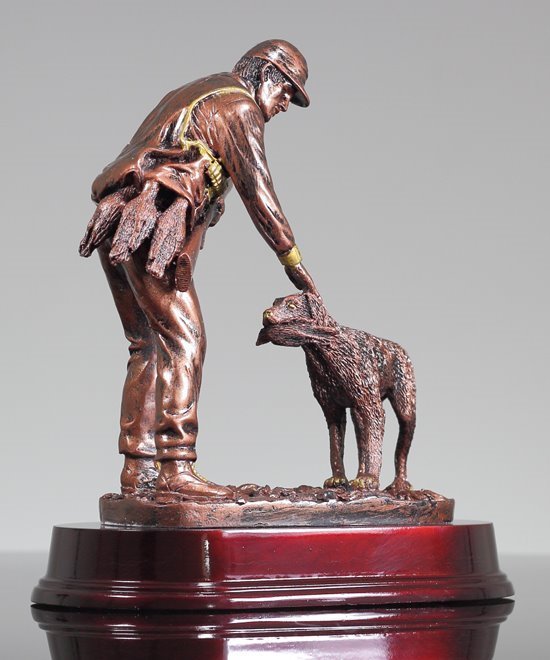 Hunting With Dog Trophy | Edco Awards