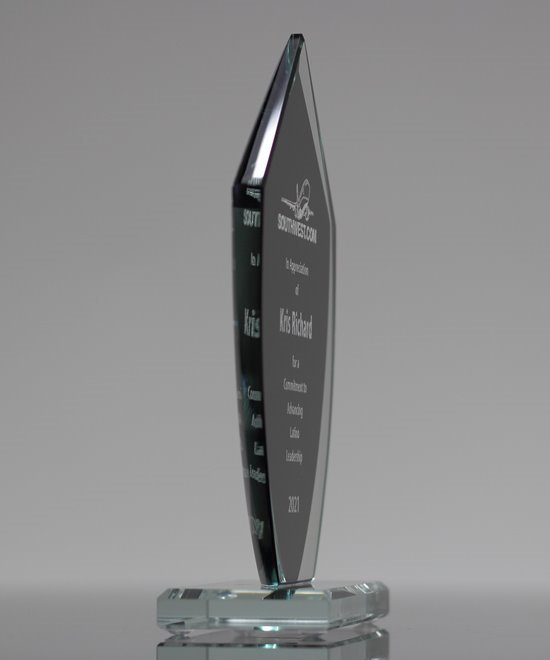 Apex Shield Glass Award | G2921 | Edco Awards