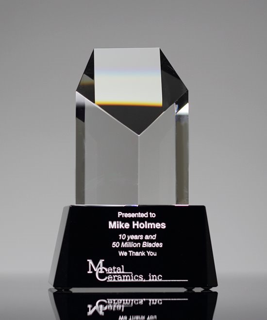 Pentagon Tower Crystal Award | Edco Awards
