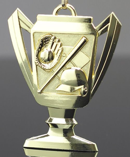 Baseball Trophy Cup Medal - Gold | Edco Awards