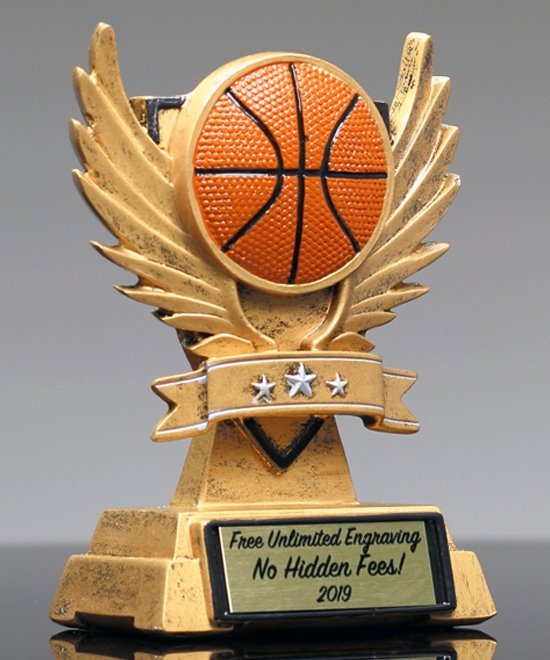 Victory Wing Basketball Trophy