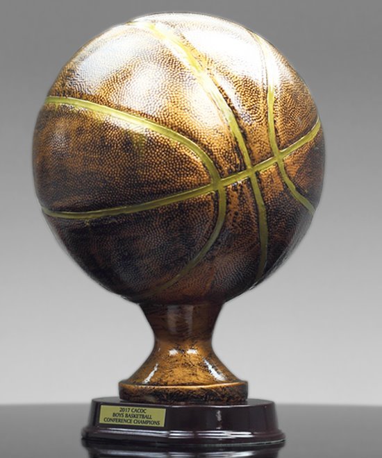 Bronzestone Basketball Replica Trophy