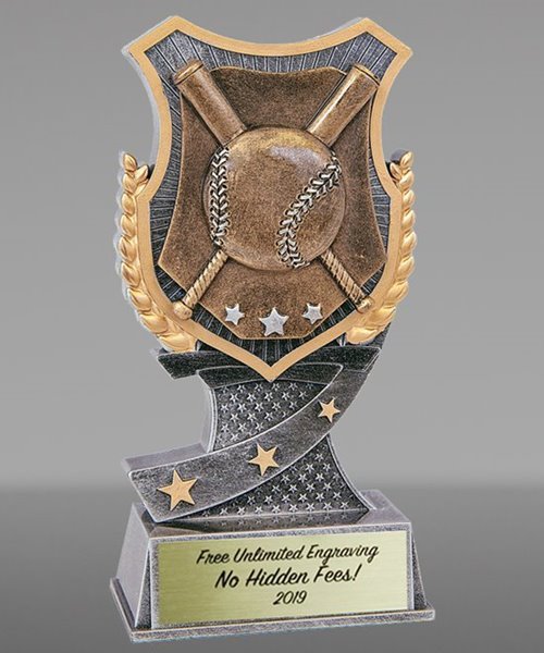 Pro Shield Baseball Trophy | Edco Awards