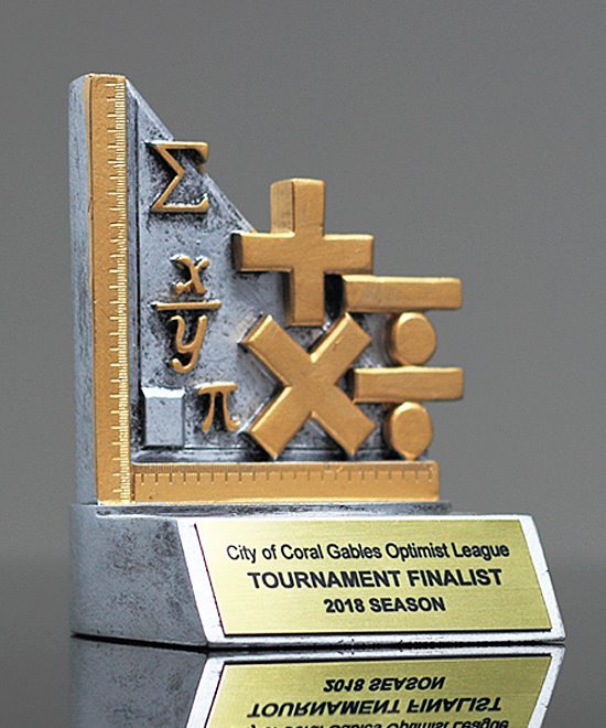 Math Award | Math Trophy | edco.com | Edco Awards