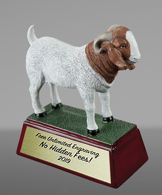 Goat Mascot Trophy | Edco Awards