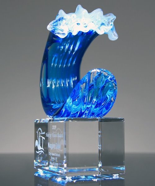 Tidal Wave Art Glass Award | G1805 | Edco Awards