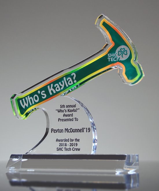 Custom Acrylic Hammer Trophy | Edco Awards