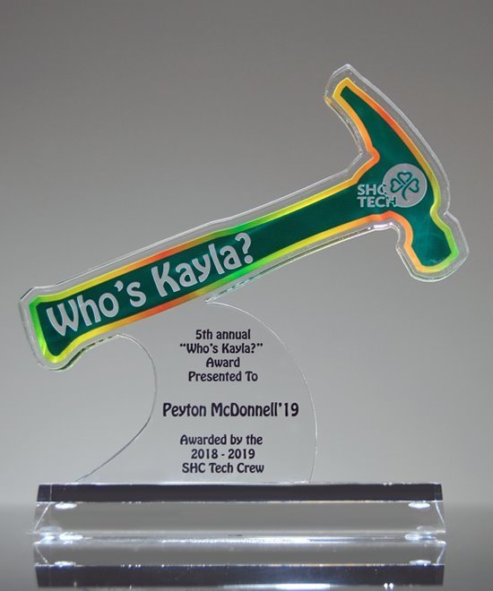 Custom Acrylic Hammer Trophy | Edco Awards