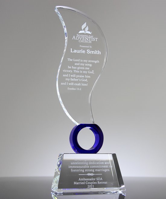 Spirit Flame Crystal Award | Edco Awards