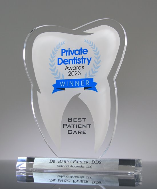 Acrylic Tooth Trophy | Edco Awards