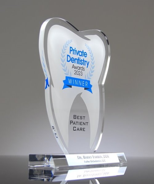 Acrylic Tooth Trophy | Edco Awards