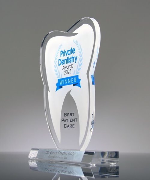 Acrylic Tooth Trophy | Edco Awards