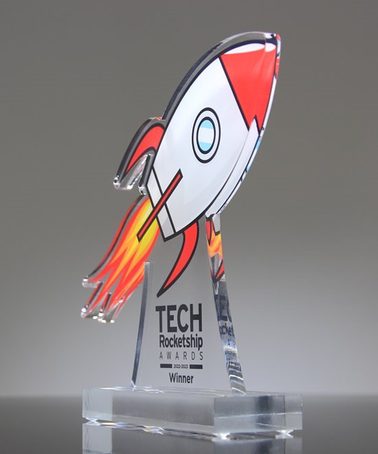 Acrylic Rocket Award | Edco Awards