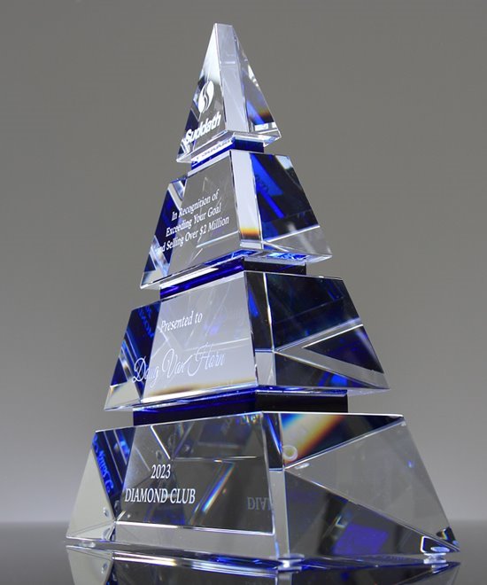 Leadership Pyramid Award Crystal | Edco Awards