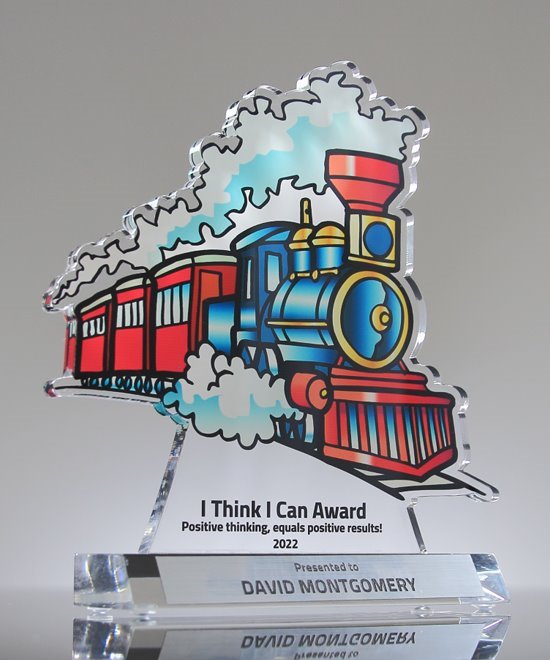 Custom Acrylic Train Award | Edco Awards