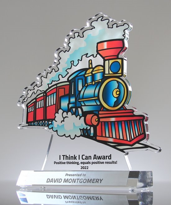 Custom Acrylic Train Award | Edco Awards
