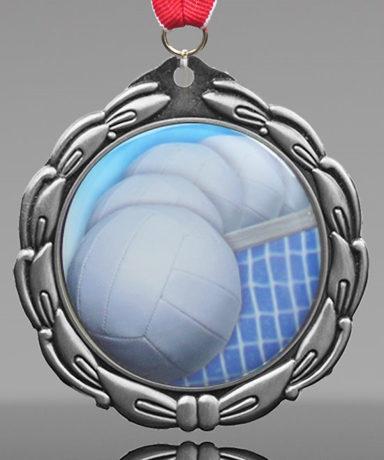 Volleyball Epoxy Domed Medal | Edco Awards