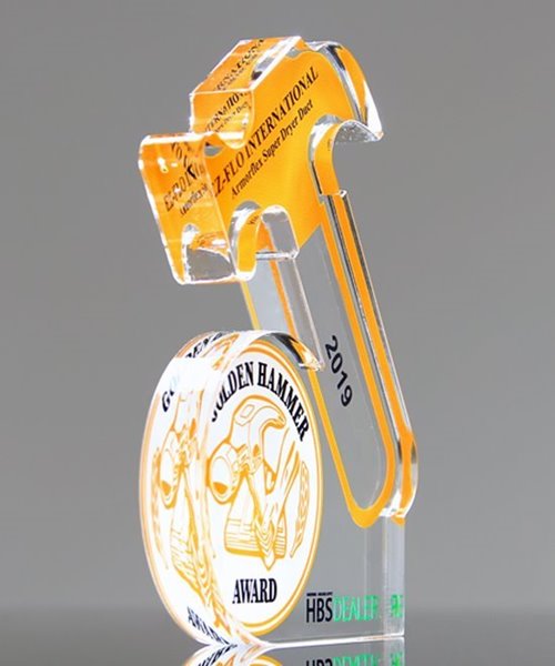 Custom Acrylic Hammer Trophy | Edco Awards