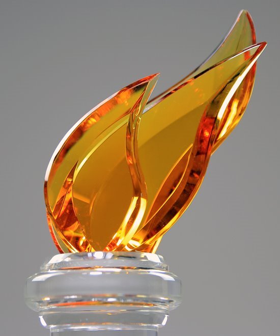 Crystal Torch Trophy | Amber Flame Award | Edco Awards