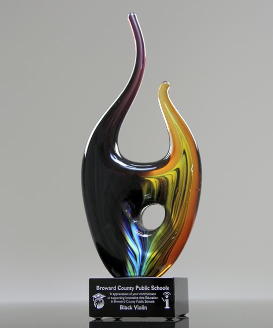 Art Glass Flame Award | Edco Awards