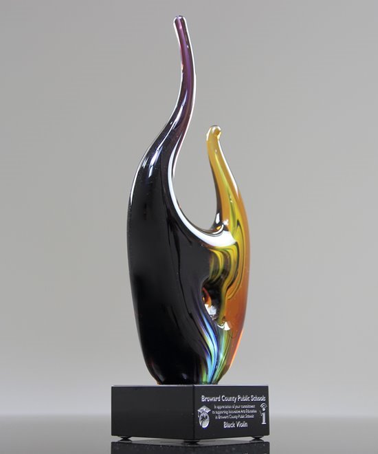 Art Glass Flame Award | Edco Awards