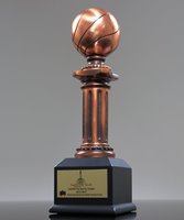 Bronzestone Basketball Replica Trophy