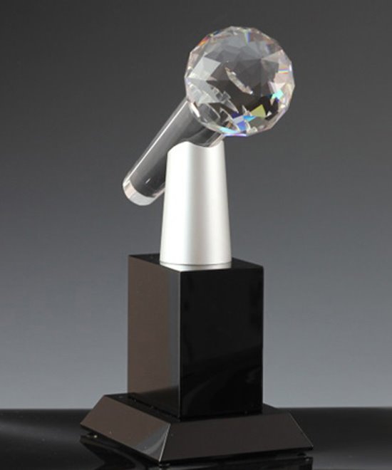 Custom Microphone Trophy | Edco Awards