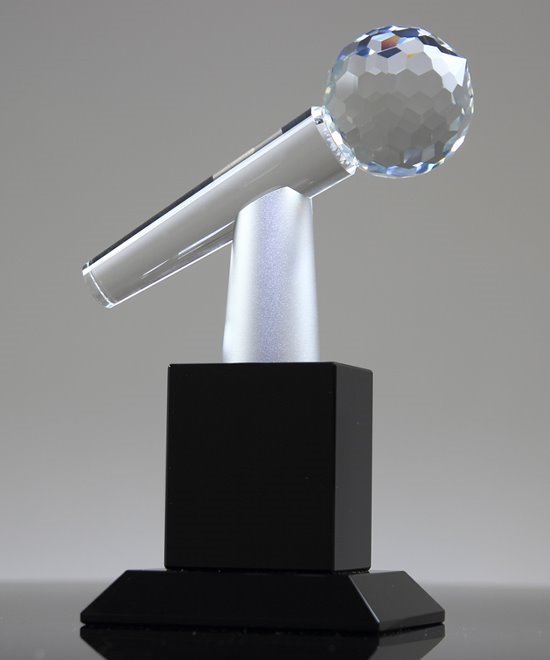 Custom Microphone Trophy | Edco Awards