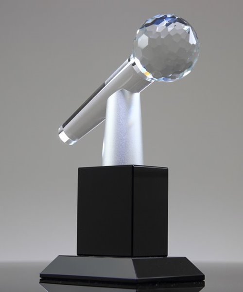Custom Microphone Trophy | Edco Awards