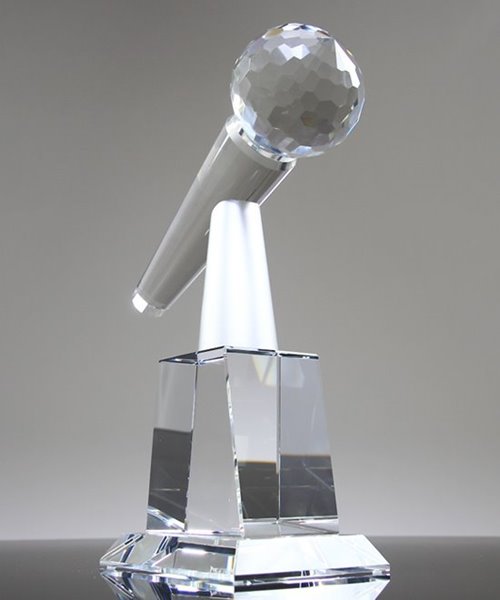 Key Speaker Crystal Microphone Award | Edco Awards
