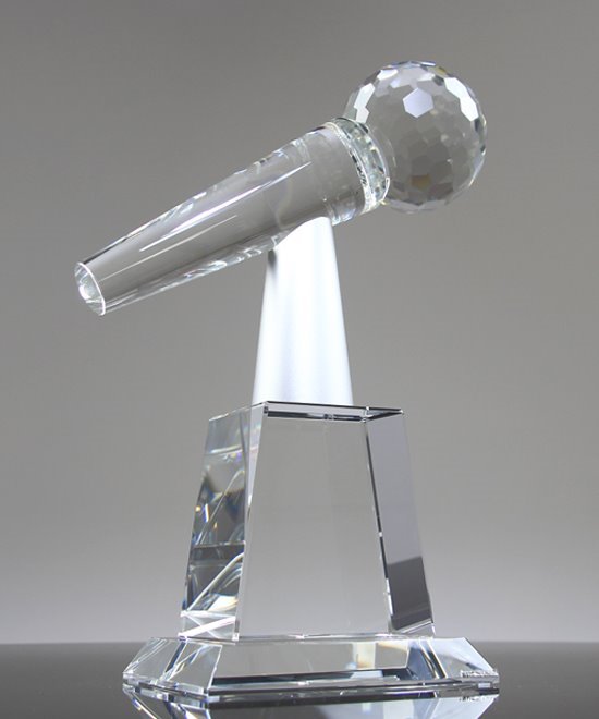 Key Speaker Crystal Microphone Award | Edco Awards
