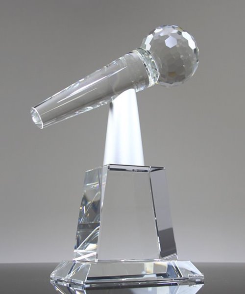 Key Speaker Crystal Microphone Award | Edco Awards