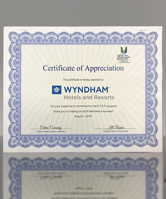 Walnut-Finish Certificate Plaque with Acrylic Cover | edco.com