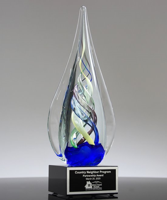 Infinity Art Glass Award | Edco Awards