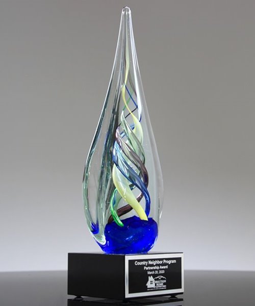 Infinity Art Glass Award | Edco Awards