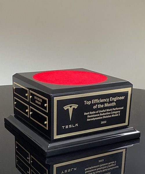 Black Perpetual Award Base | Edco Awards