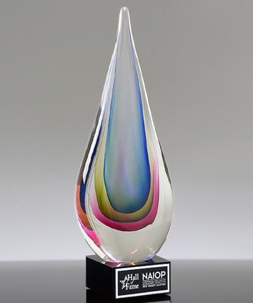 Eminence Art Glass Flame Trophy | Edco Awards