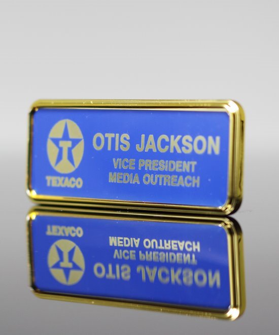Gold Framed Name Badge | Edco Awards