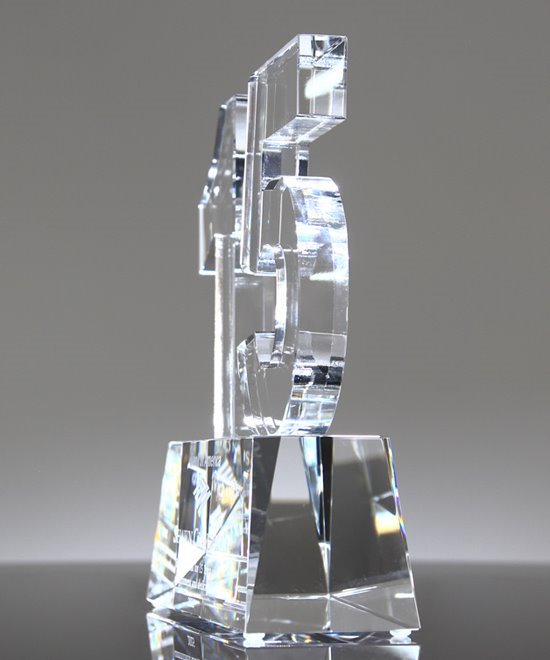 Crystal 15 Years of Service Award Plaque | Edco Awards