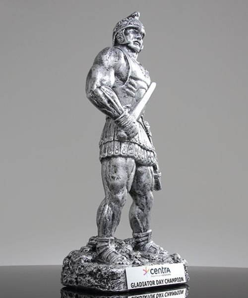 Gladiator holding a sword trophy sculpture | Edco Awards