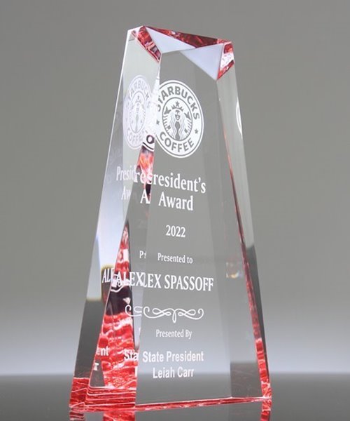 Cardinal Jewel Acrylic Award | Edco Awards