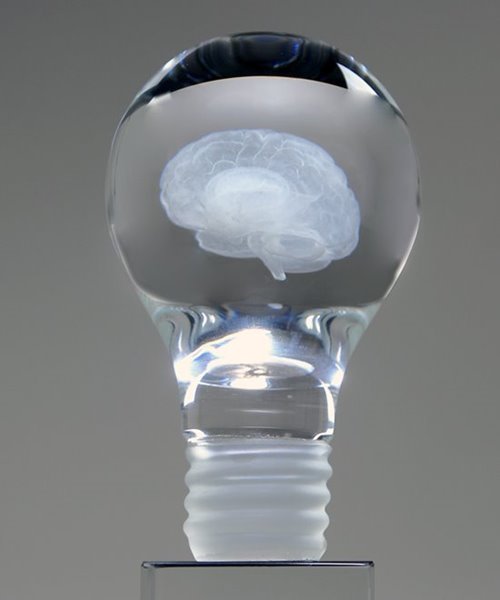 Crystal Light Bulb Trophy | Edco Awards
