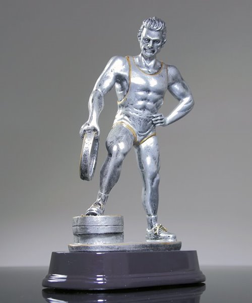 Weightlifter Bar in Hand Trophy RX472SG | Fitness Award | Edco Awards